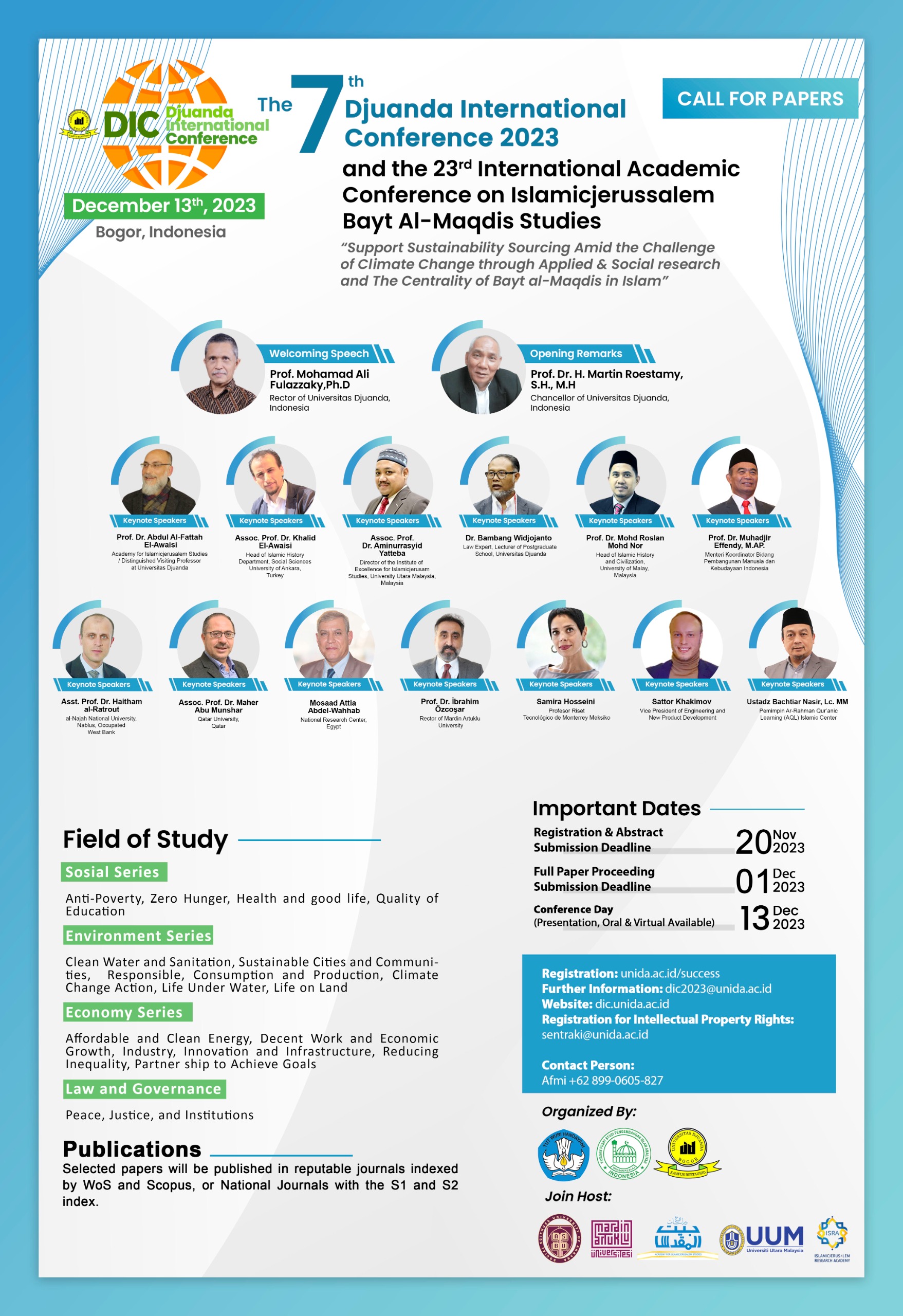 Djuanda International Conference 2023 Will Be Held, Lets Contribute and ...